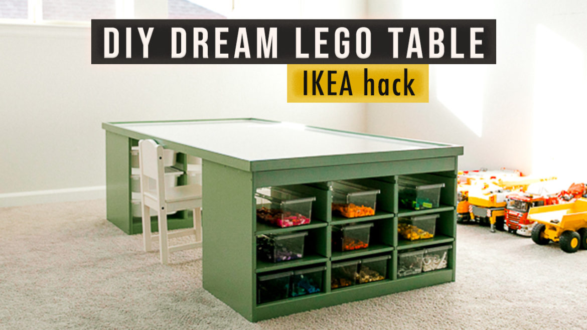 DIY Lego table. IKEA HACK that got people talking - If Only April