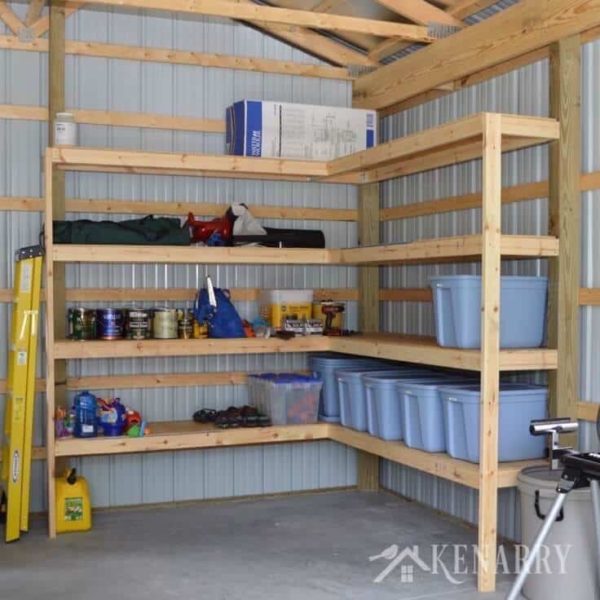 10+ DIY garage shelves ideas to maximize your space - If Only April