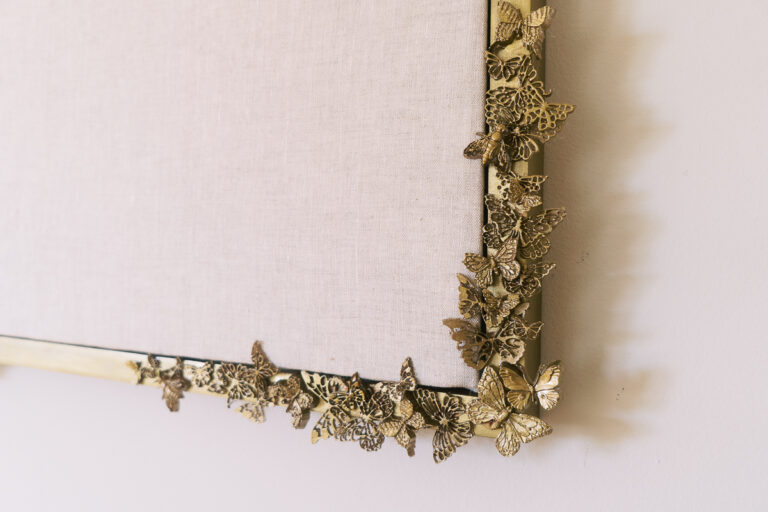 How To Make A Butterfly Pinboard Inspired By Pottery Barn - If Only April